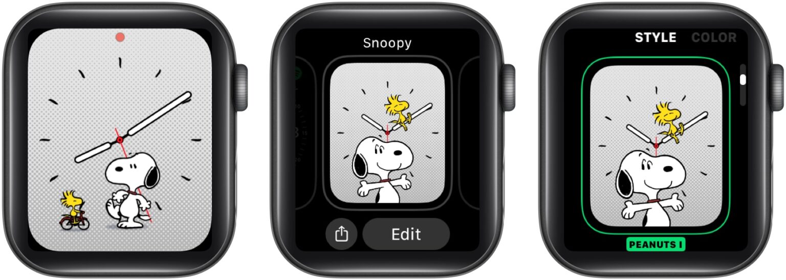 How to add and customize Snoopy watch face on your Apple Watch - iGeeksBlog