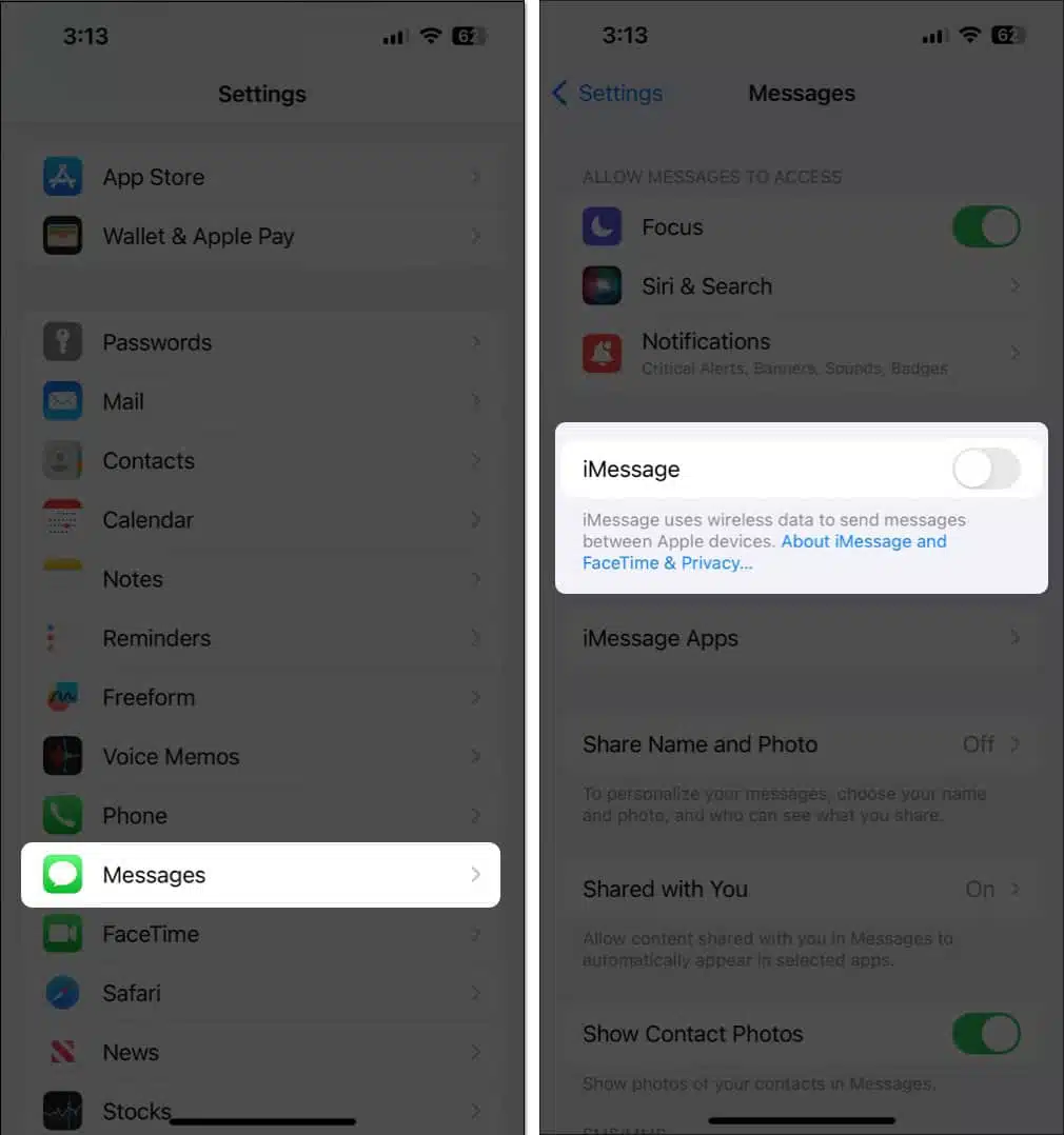 How to fix iMessage bubble effects not working on iPhone - iGeeksBlog