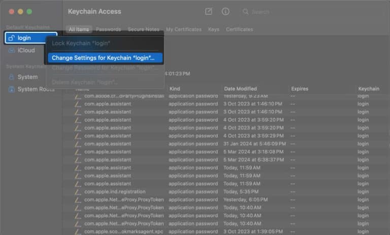Fix "accountsd wants to use the login keychain" message on Mac – iGeeksBlog