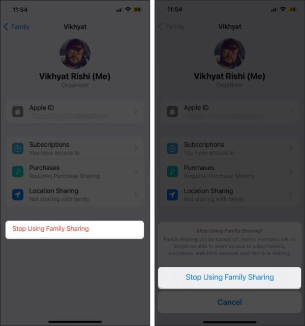 How to leave Family Sharing on iPhone and iPad - iGeeksBlog