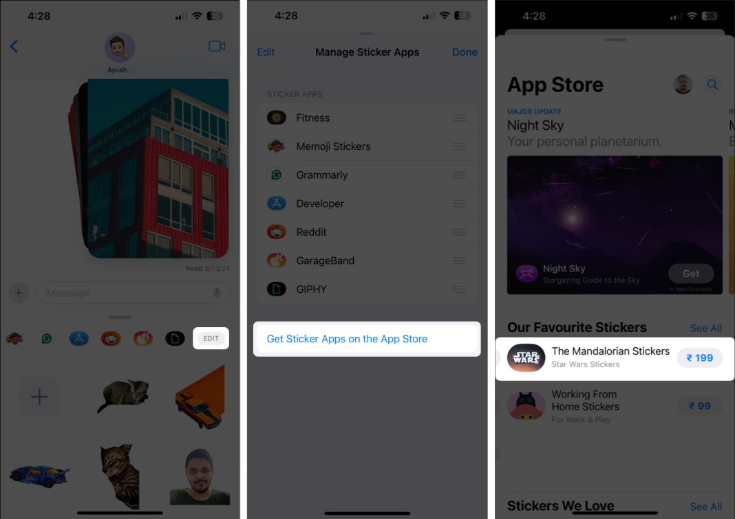 How to send iMessage sticker pack as gift on iPhone and iPad - iGeeksBlog