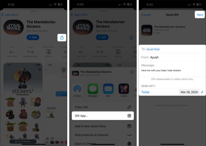 How to send iMessage sticker pack as gift on iPhone and iPad - iGeeksBlog