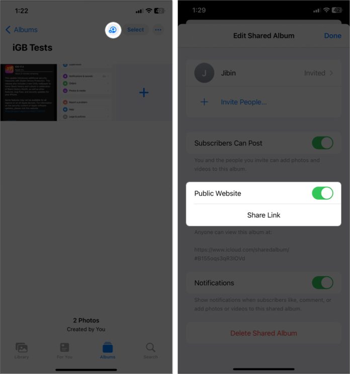 How to use Shared Albums on iPhone and iPad