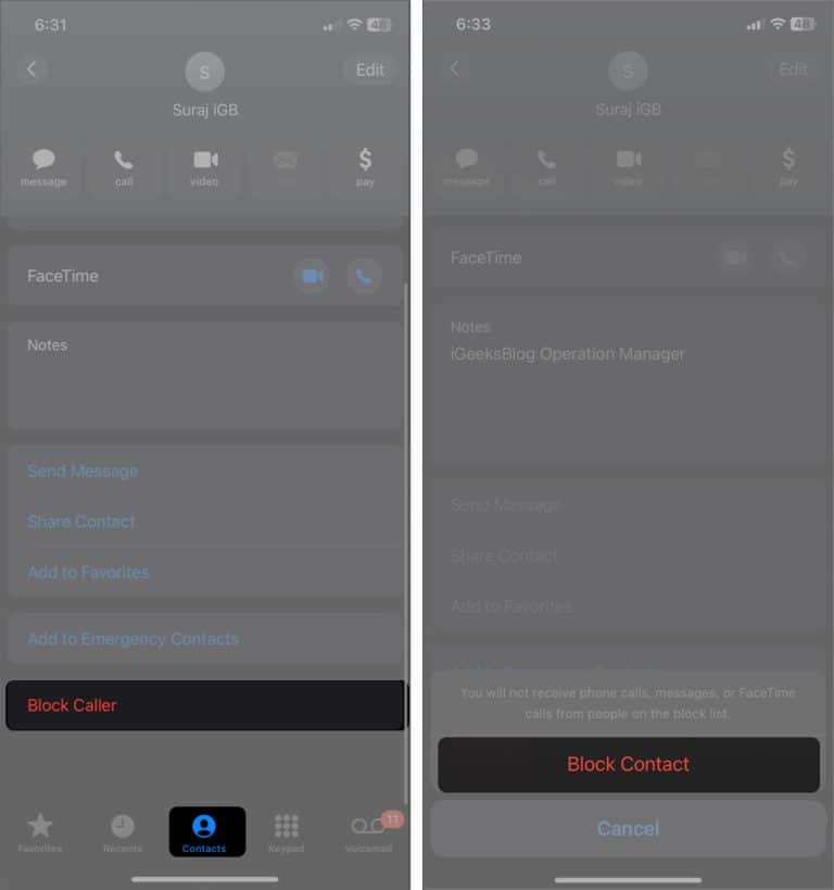 How to block a phone number on iPhone (iOS 18 updated) - iGeeksBlog