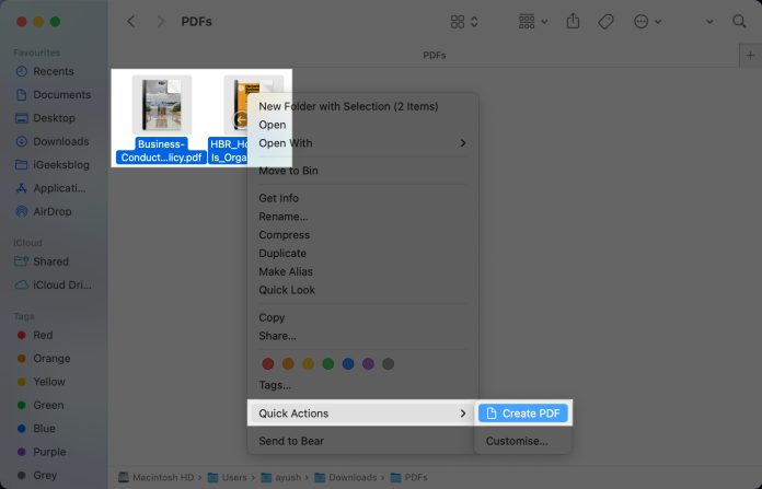 How to combine PDF files on Mac - iGeeksBlog
