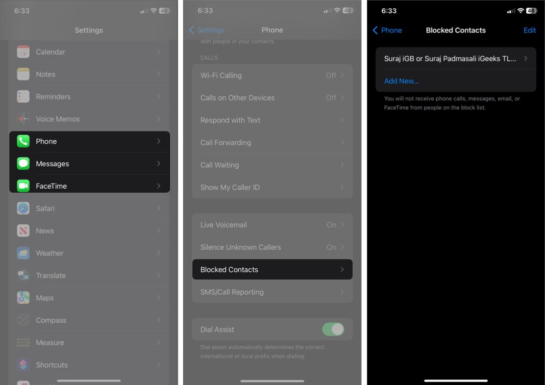 How to block a phone number on iPhone (iOS 18 updated) - iGeeksBlog