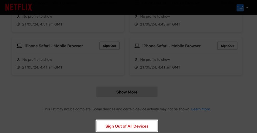How to sign out of Netflix: A step by step guide - iGeeksBlog