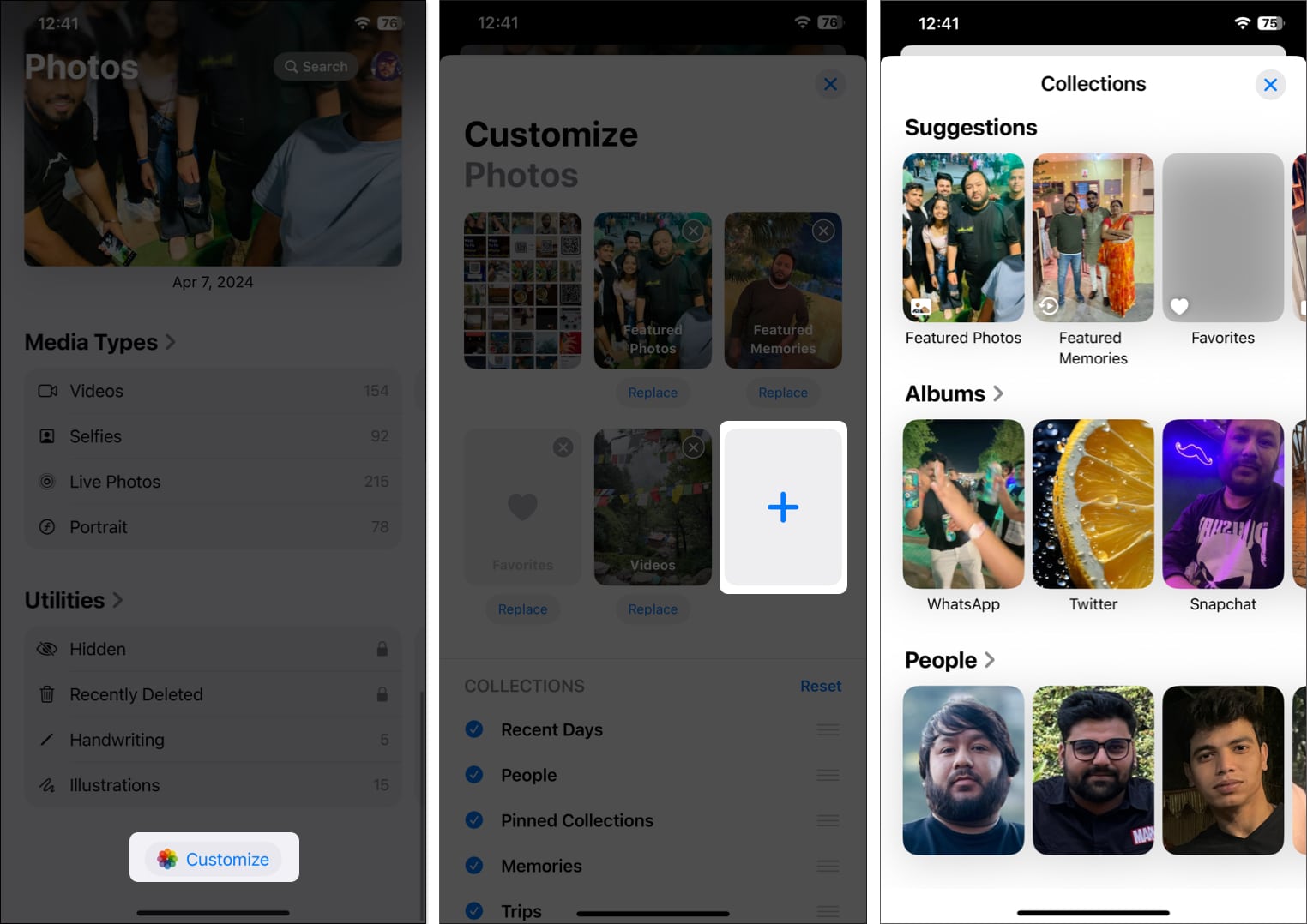 How to customize the Photos app in iOS 18