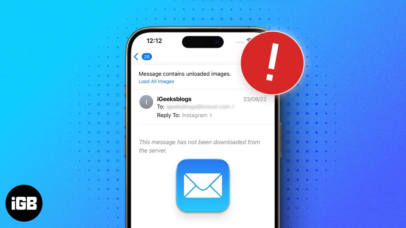 Solved: This message has not been downloaded from the server