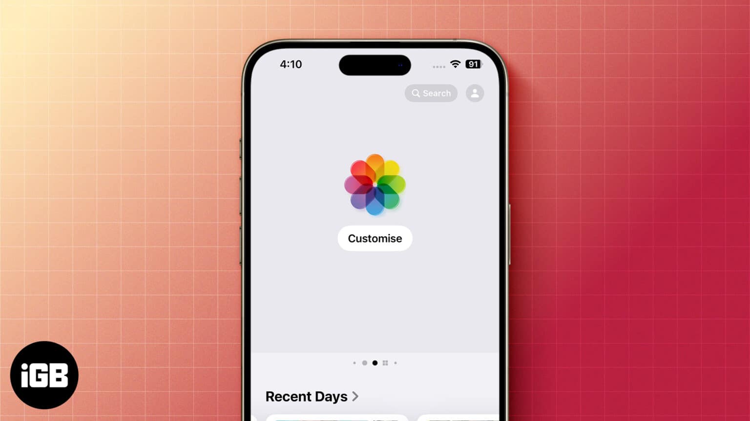 How to customize the Photos app in iOS 18