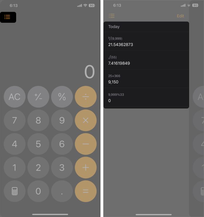 How to view your iPhone calculator history in iOS 18 and iOS 17 ...