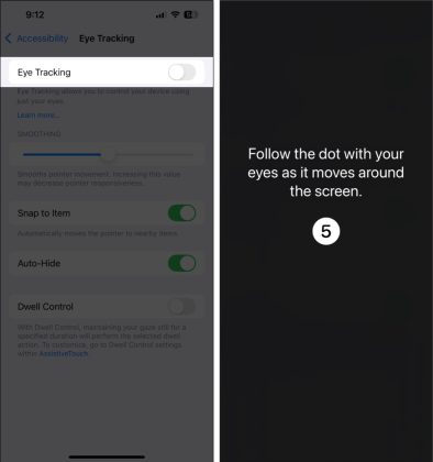 How to Use Eye Tracking on iPhone and iPad