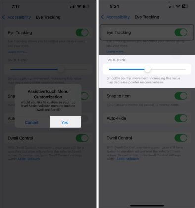 How to use iOS 18 eye tracking on iPhone - iGeeksBlog