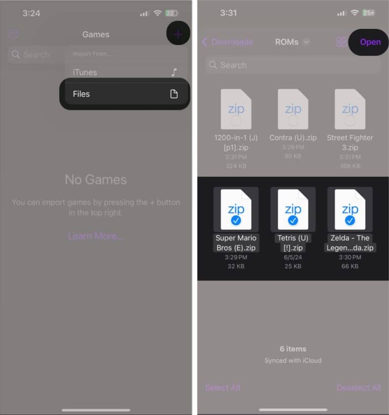 How to load and play ROMs in Delta game emulator on iPhone - iGeeksBlog