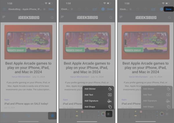 How to Use Markup on iPhone to Add Text, Shapes, and More – iGeeksBlog