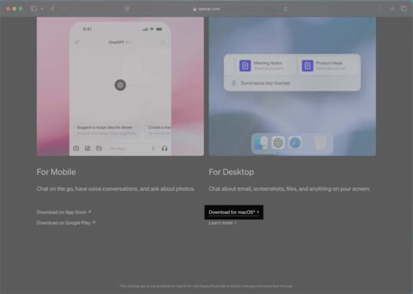 How to use the ChatGPT macOS app: A complete guide
