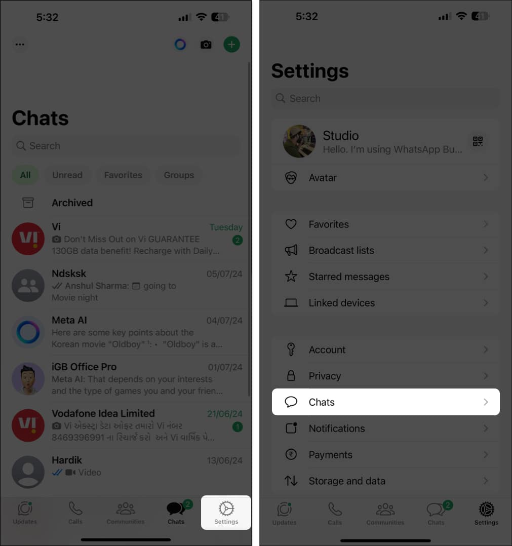How to change your WhatsApp wallpaper on an iPhone