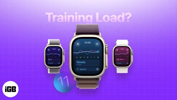 How to use Training Load in watchOS 11 on Apple Watch