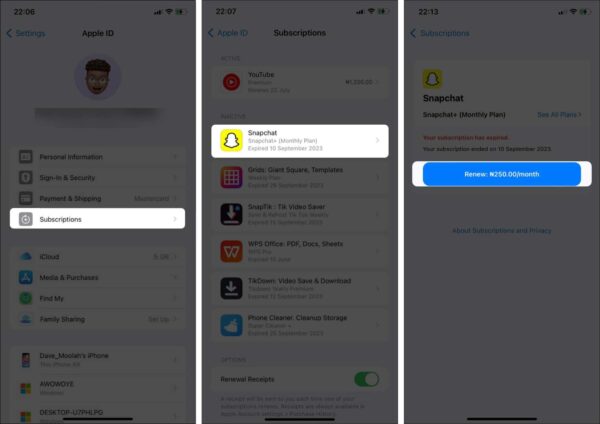 How to manage App Store subscriptions on an iPhone or iPad - iGeeksBlog