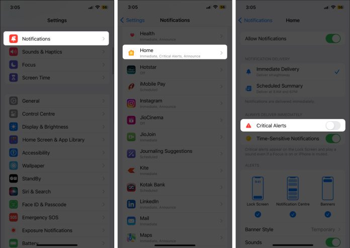 Fix iPhone Stuck on Home Would like to Send you Critical Alerts