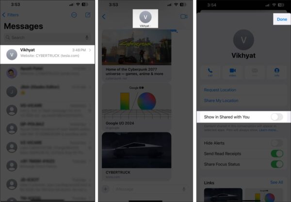 How to use Shared with You on iPhone and iPad - iGeeksBlog