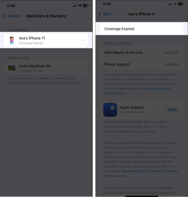 Apple Warranty: How to check the warranty of your Apple devices