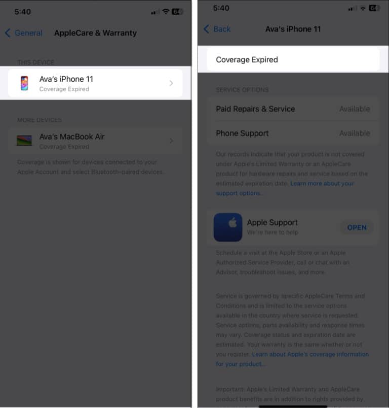 Apple Warranty: How to check the warranty of your Apple devices