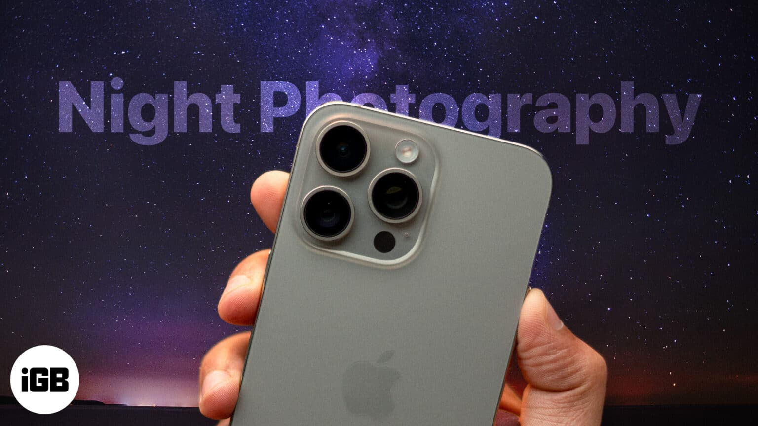 How to take Astrophotography pictures with your iPhone