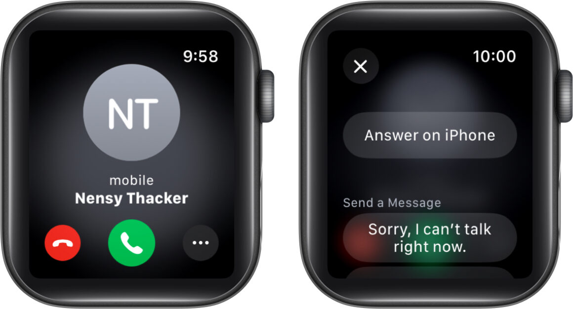 How to transfer calls between Apple Watch and iPhone