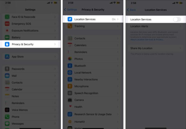 How to fix Share My Location not working on iPhone
