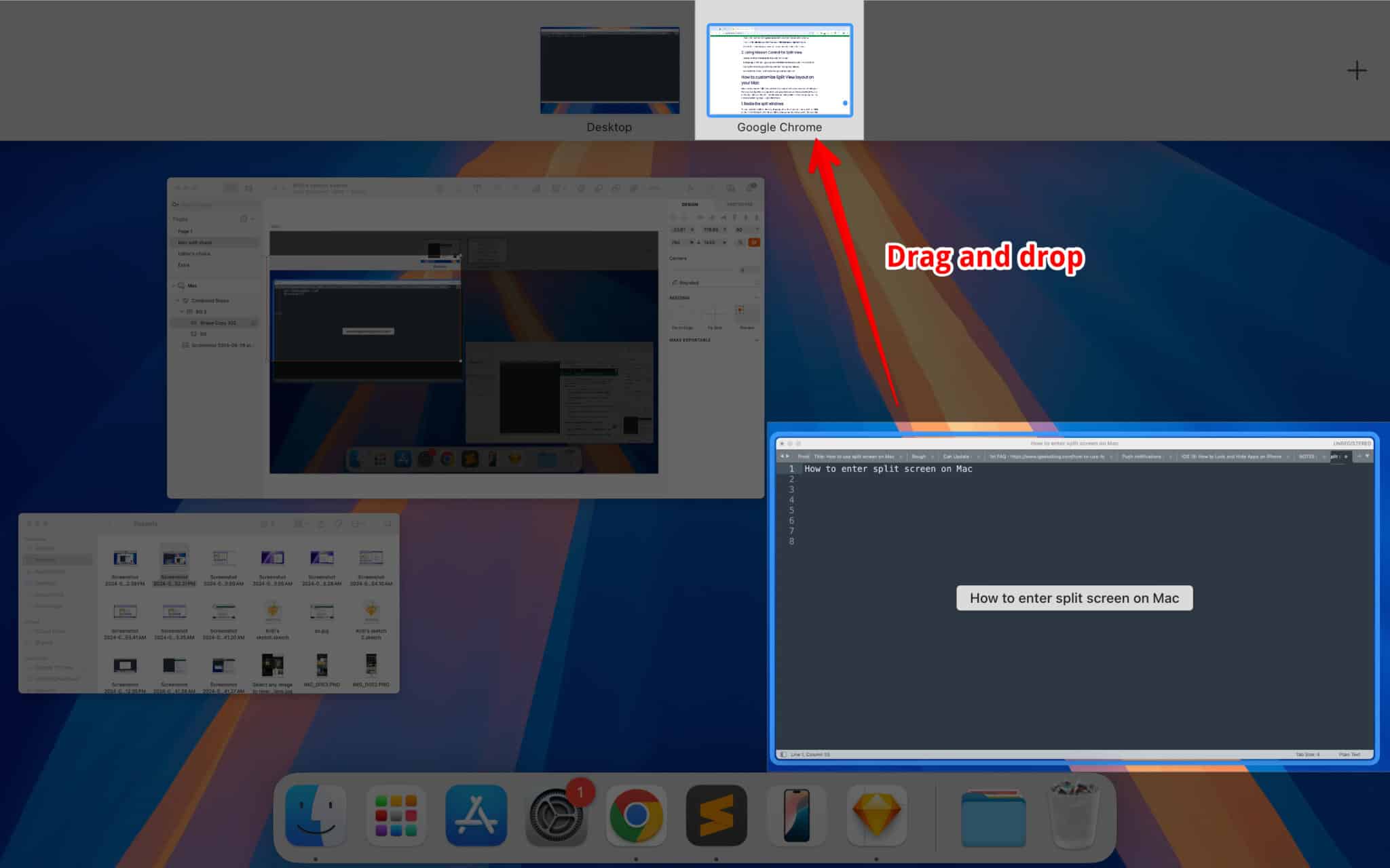 How to use split screen on Mac for multitasking
