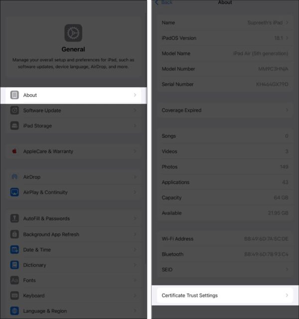 How to remove root certificates from your iPhone or iPad - iGeeksBlog