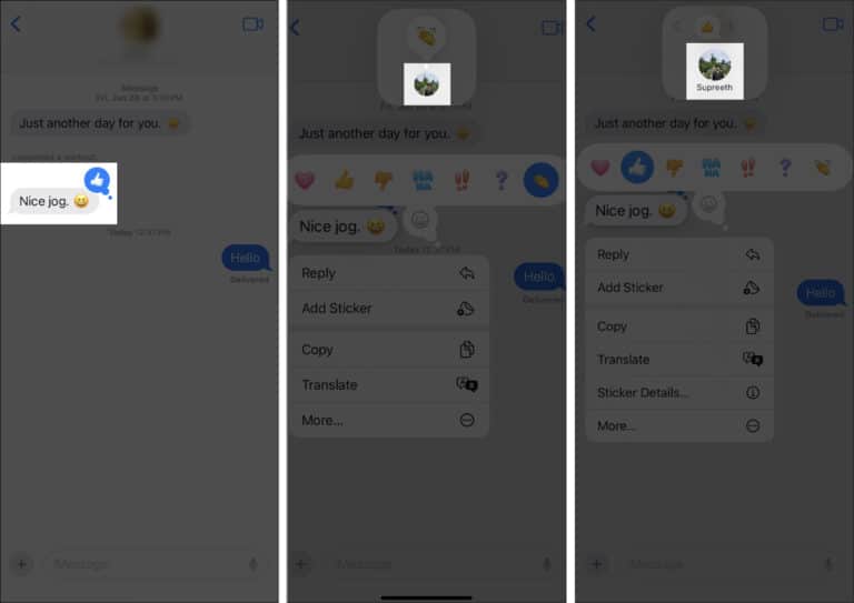 How to Use Emoji as Tapback Reactions in Messages - iGeeksBlog