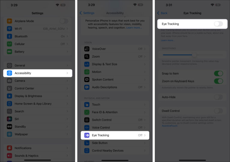 How to Use Eye Tracking on iPhone and iPad