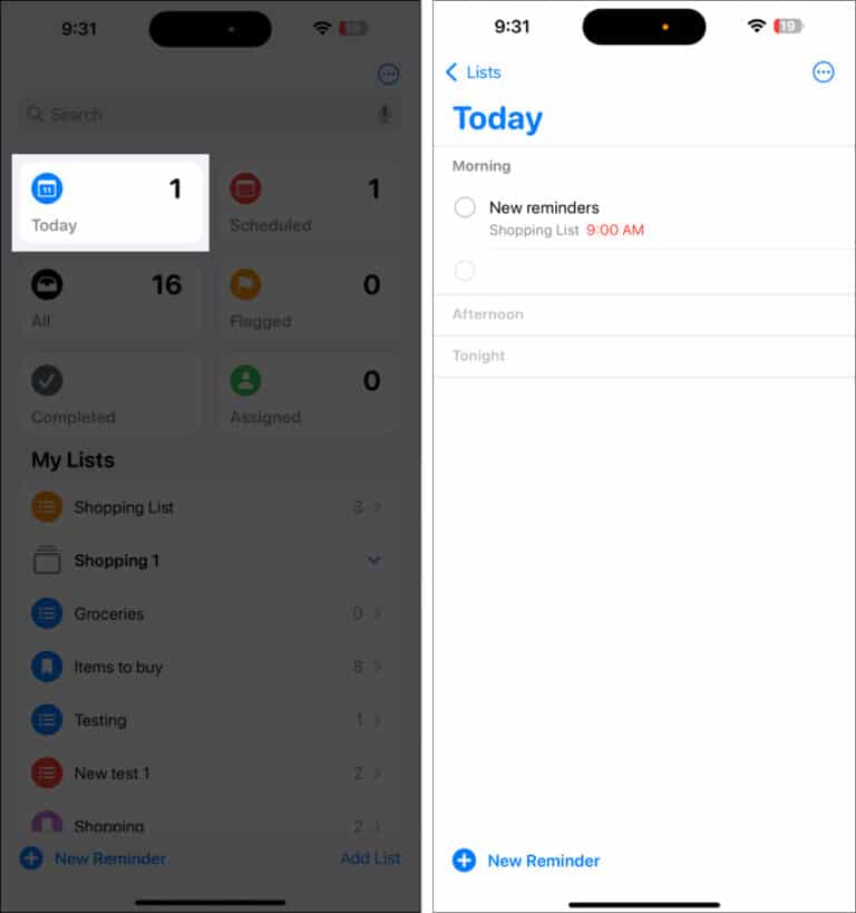 How to Use the Reminders App on iPhone and iPad - iGeeksBlog