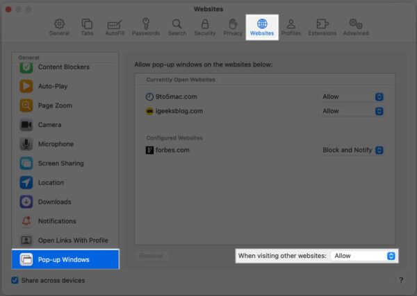 How to allow pop-ups in Safari on iPhone, iPad, and Mac - iGeeksBlog