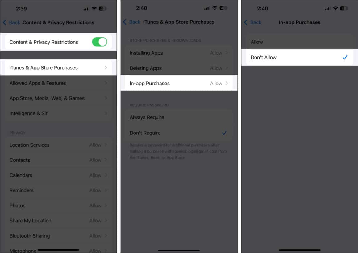 How to turn off In-app purchases on iPhone and iPad – iGeeksBlog