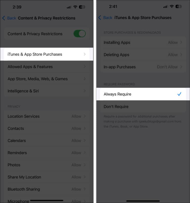 How to turn off In-app purchases on iPhone and iPad - iGeeksBlog