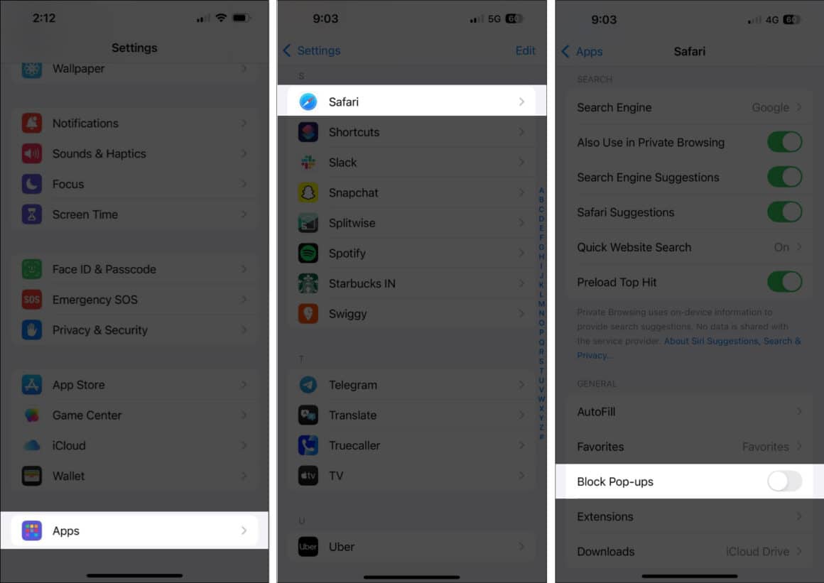 How to allow pop-ups in Safari on iPhone, iPad, and Mac - iGeeksBlog