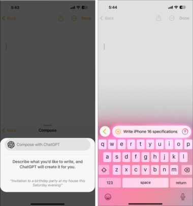 How to Use ChatGPT on iPhone with Apple Intelligence – iGeeksBlog
