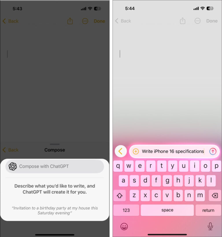 How to Use ChatGPT on iPhone with Apple Intelligence – iGeeksBlog
