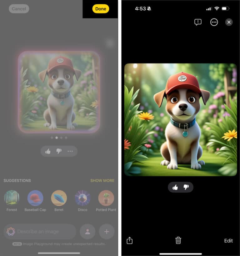 How to Use Apple Image Playground to Create AI Art on iPhone – iGeeksBlog