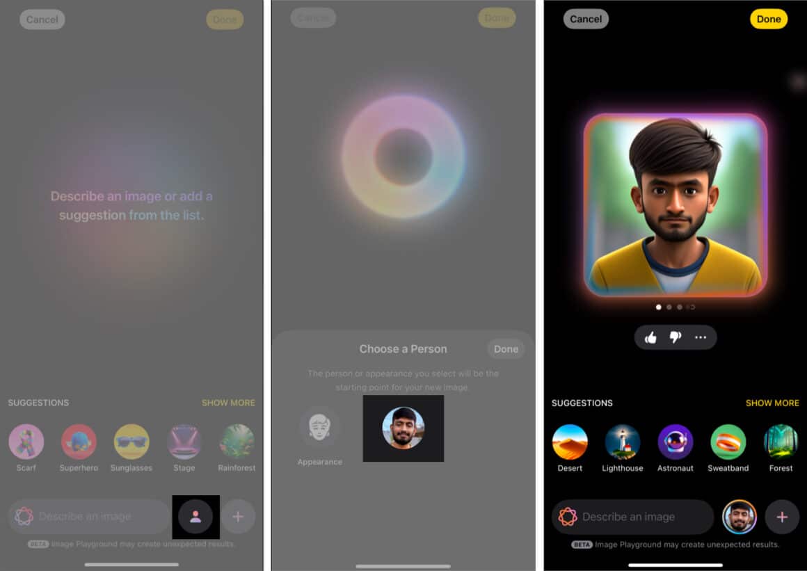 How to Use Apple Image Playground to Create AI Art on iPhone – iGeeksBlog
