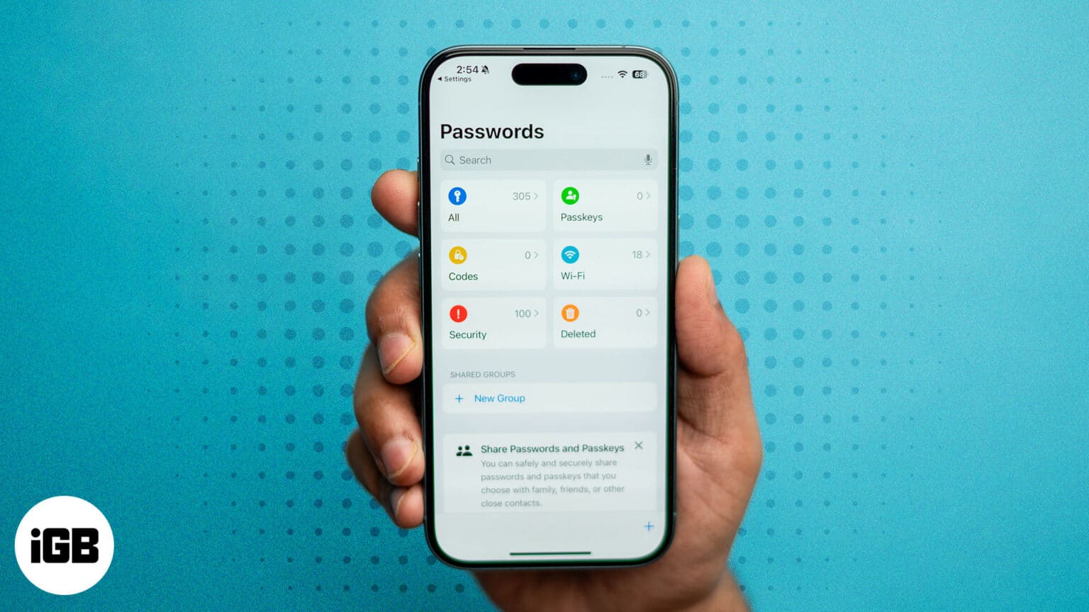 How to find saved passwords on iPhone in iOS 18 and earlier