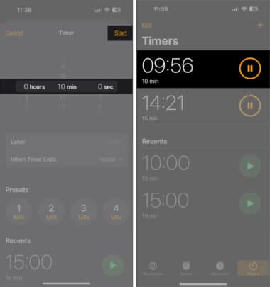 How to set multiple timers on your iPhone in 3 ways - iGeeksBlog