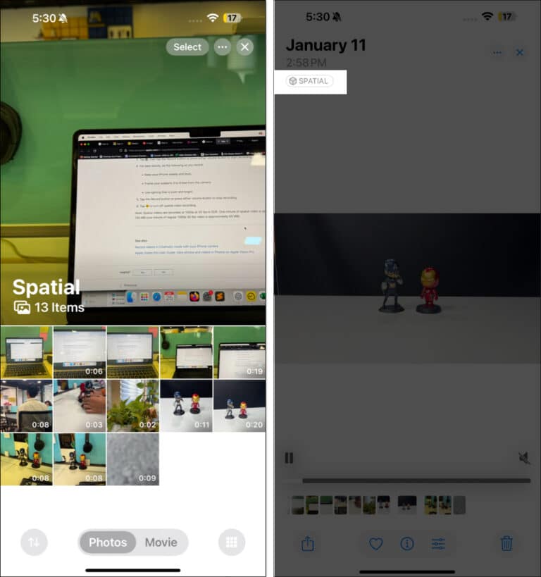 How to take spatial photos and videos