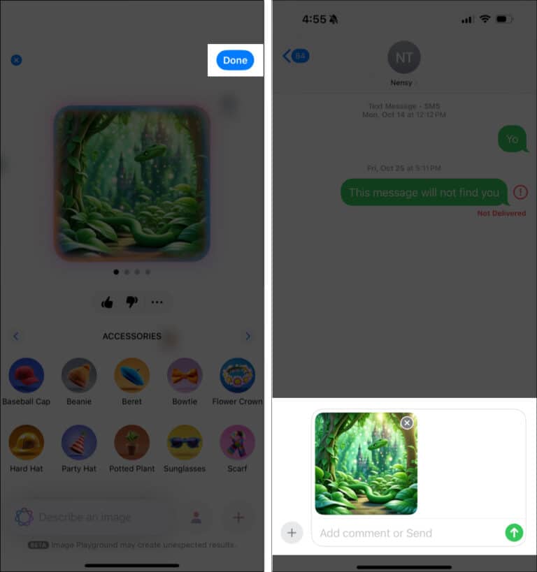 How to Use Apple Image Playground to Create AI Art on iPhone – iGeeksBlog