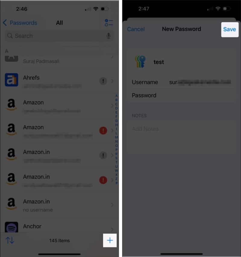 How to find saved passwords on iPhone in iOS 18 and earlier
