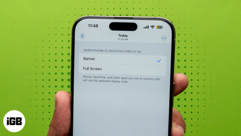 How to change the incoming call interface on your iPhone