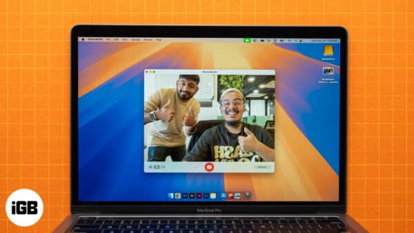 How to take a picture and record a video on Mac - iGeeksBlog